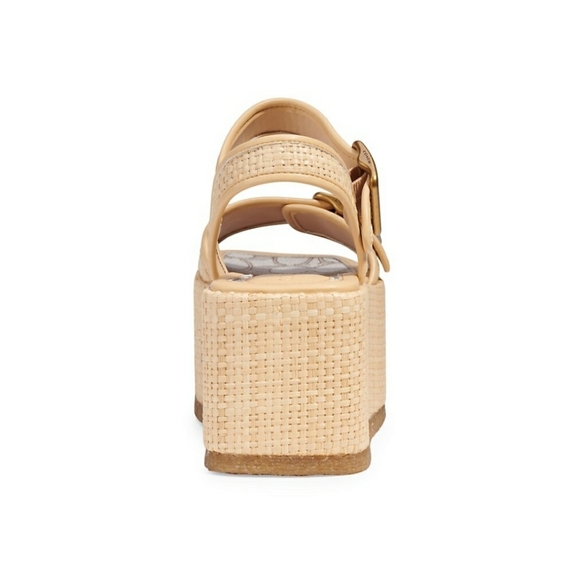 Coach | Shoes | Coach Naomi Raffia Flatform Sandals | Poshmark